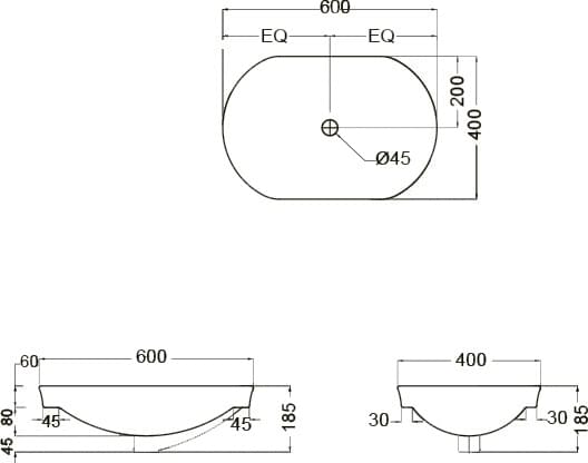 Раковина Jaquar Solo SLS-WHT-6601 купить в г. Воронеж интернет-магазин ...