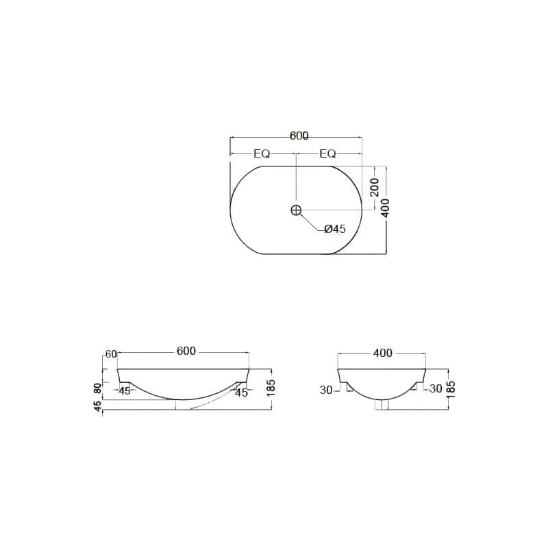 Раковина Jaquar Solo SLS-WHT-6601 купить в г. Воронеж интернет-магазин ...